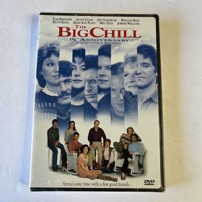 The Big Chill DVD 1983 Kevin Kline Glenn Close William Hurt New Sealed ...