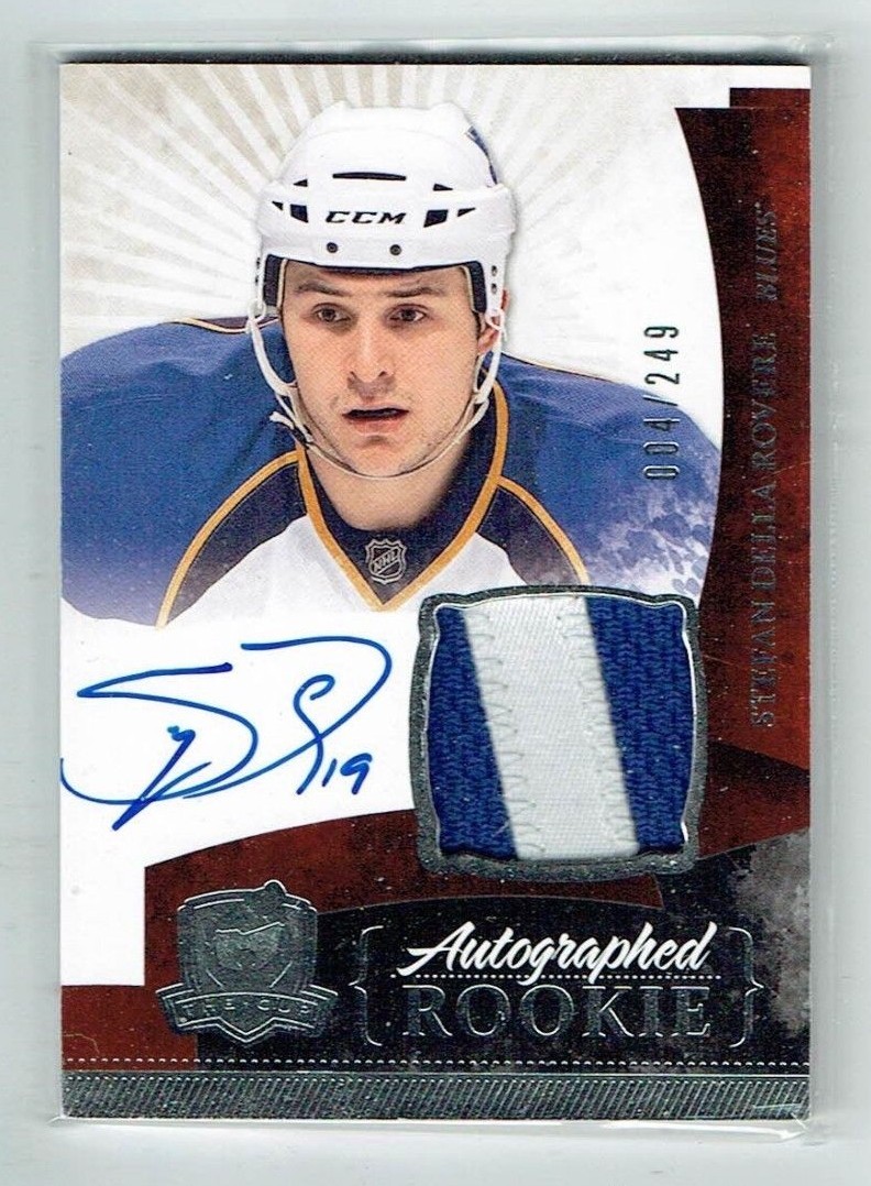 10-11 UD Upper Deck The Cup Stefan Della Rovere /249 Rookie Patch Auto ...