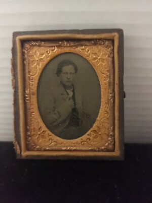 Antique Copper Frame Handsome Gentleman Photo Frame Leather Frame | eBay