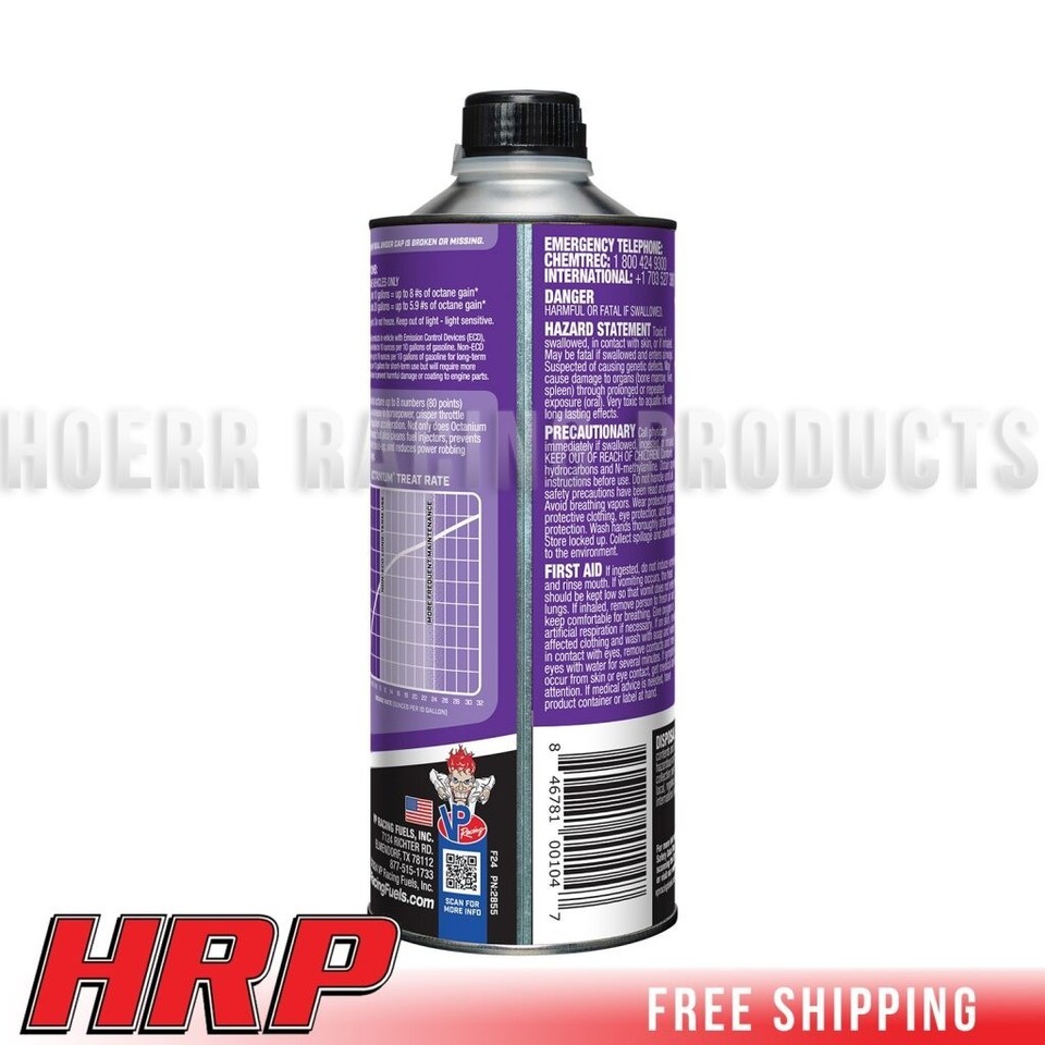 VP Racing Fuels 2855 Madditive Octanium Octane Booster Racing Formula ...