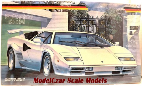 1986 LAMBORGHINI COUNTACH 1/24TH SCALE FUJIMI #08035 MODEL KIT NEW IN ...