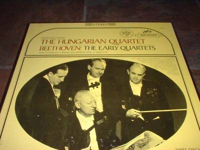 THE HUNGARIAN QUARTET: BEETHOVEN: EARLY QUARTETS, RARE | eBay