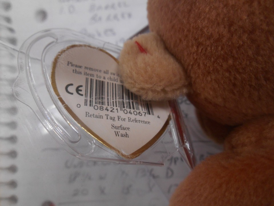 Beanie Baby Bongo 4067 3rd gen swing tag 1st gen tush tag Nana with ...