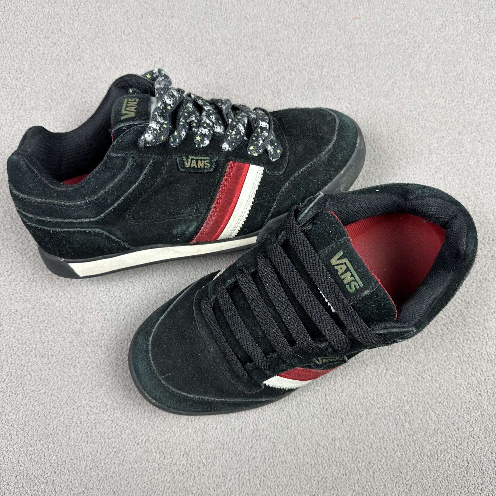 Vintage Vans Dunbar OG skater Fat Tongue Shoes Size 6… - Gem