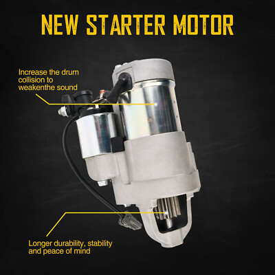 Starter Motor 17934 for INFINITI FX37 G25 G37 M37 Q40 Q50 Nissan 370Z 1 ...