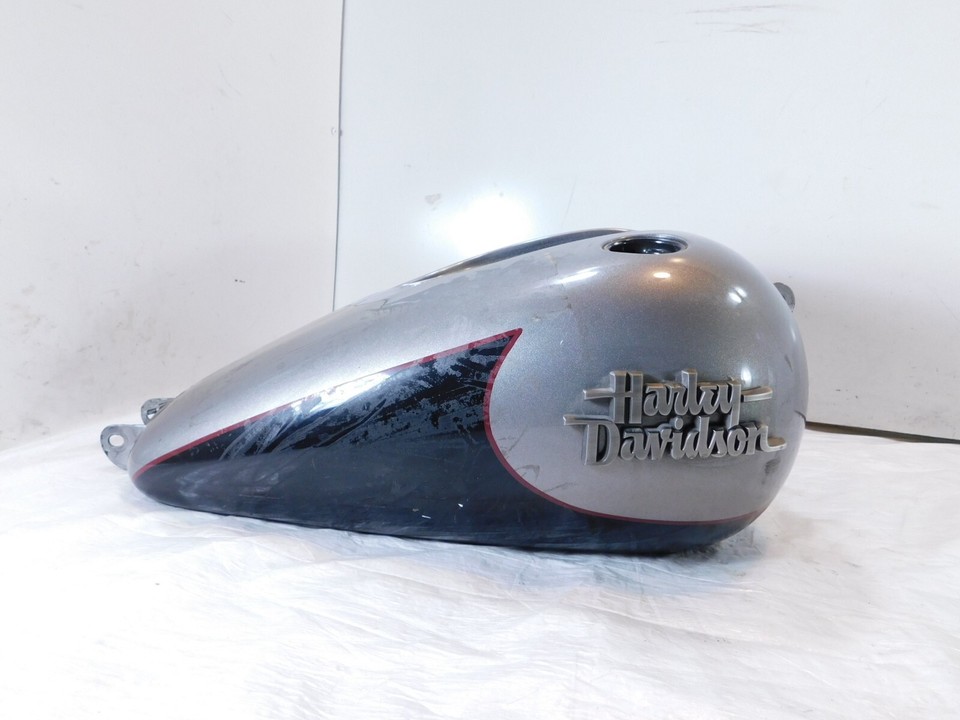 10-17 Harley Davidson Dyna Wide Glide & Street Bob Gray Fuel Gas Tank ...