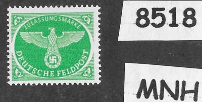 MNH stamp Sc MQ2 / Military Feldpost WWII 1944 / Third Reich Adolf ...