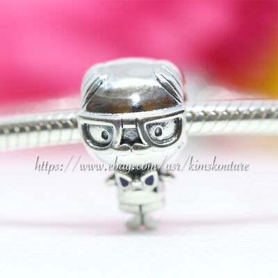 Authentic Pandora Grandpa Ale S 925 Sterling Silver Charm 798013EN188 ...
