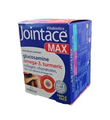 Vitabiotics Jointace Max Omega 3,Glucosamine,Turmeric,Collagen ...