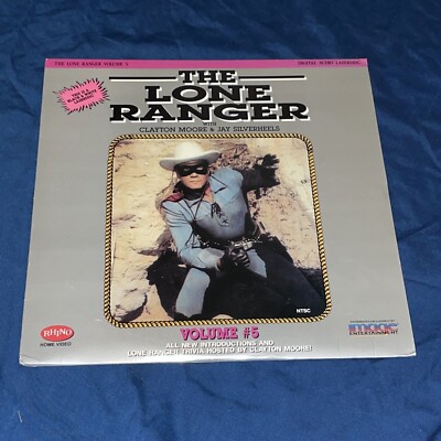 Laserdisc Q * The Lone Ranger * Vol 5 ~ Clayton Moore Jay Silverheels ...