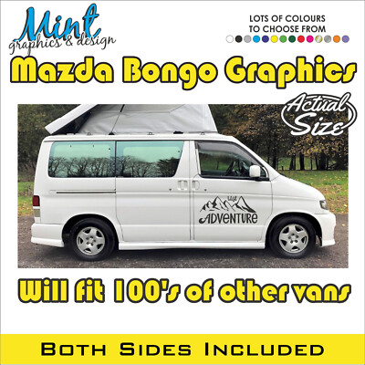 Mazda Bongo Camper Side Stripes Decals Aero Stickers Van Graphics FREE ...