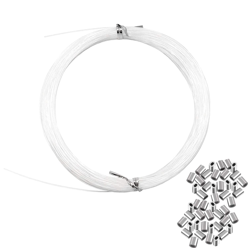 Invisible Hanging Wire Supports up to 60Lbs,98Feet(30M) Clear Picture ...