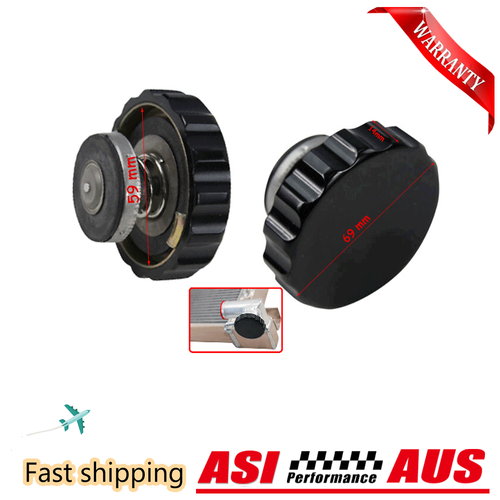 Radiator Cap CNC Precision Machined 69mm(OD) 59mm(ID) 1.3 Bar Aluminium ...