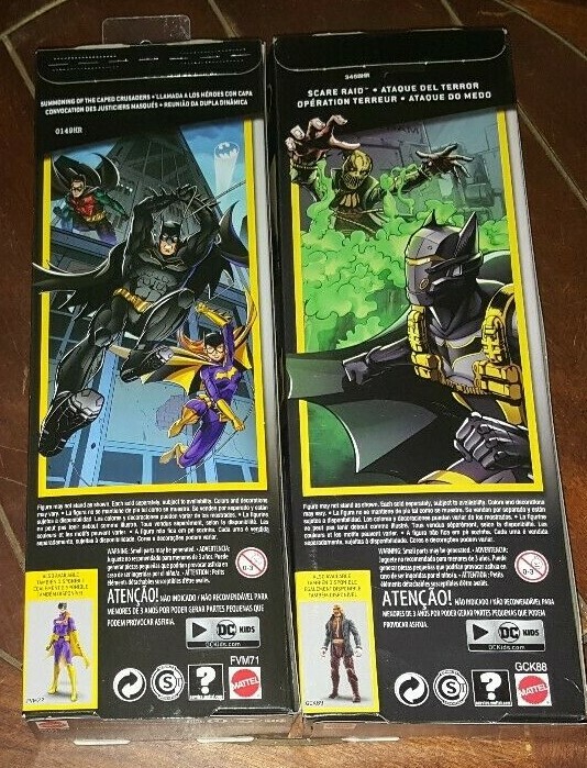 True Moves DC Batman Missions: BATMAN & ROBIN 12" Action Figures (2018 ...