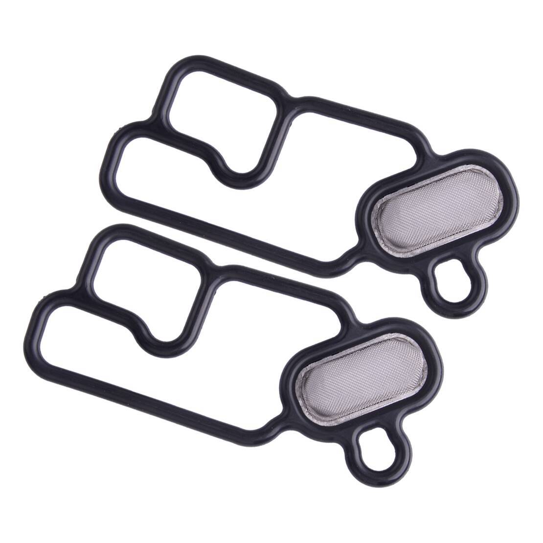 2Pcs Car Variable Timing Spool Solenoid Valve Filter Gaskets Fit For ...