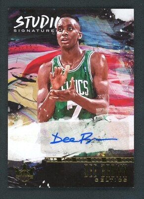 2018-19 DEE BROWN 044/149 AUTO PANINI COURT KINGS STUDIO SIGNATURES ...
