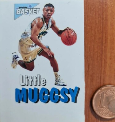 Autocollant Basketball NBA Sticker Muggsy Bogues | eBay