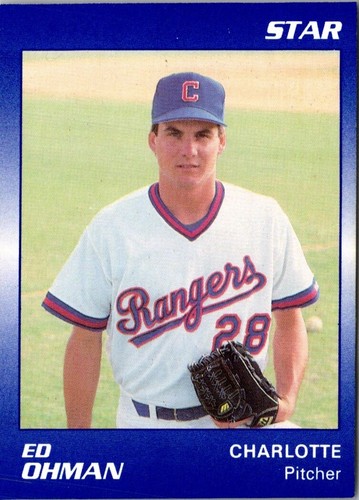 1989 Star Ed Ohman #9 Charlotte Rangers Baseball Card | eBay
