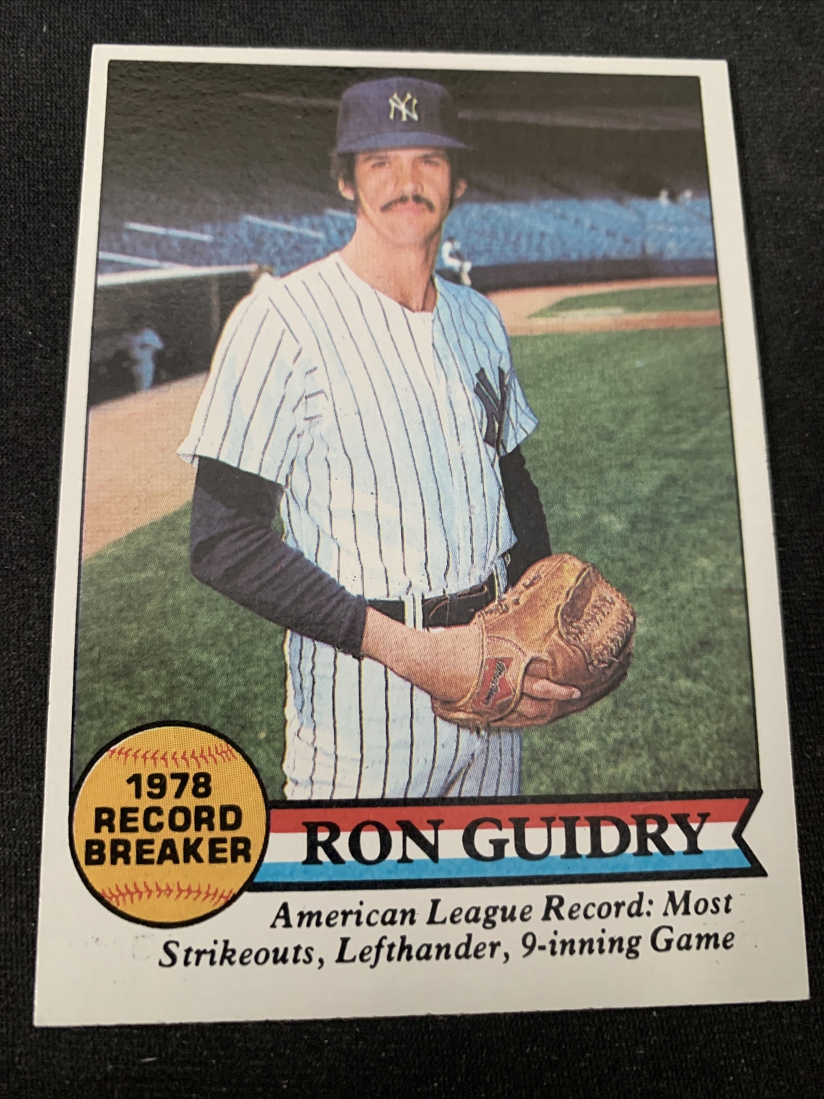 1979 Topps Baseball Card #202 Ron Guidry New York Yankees NmMt Free ...