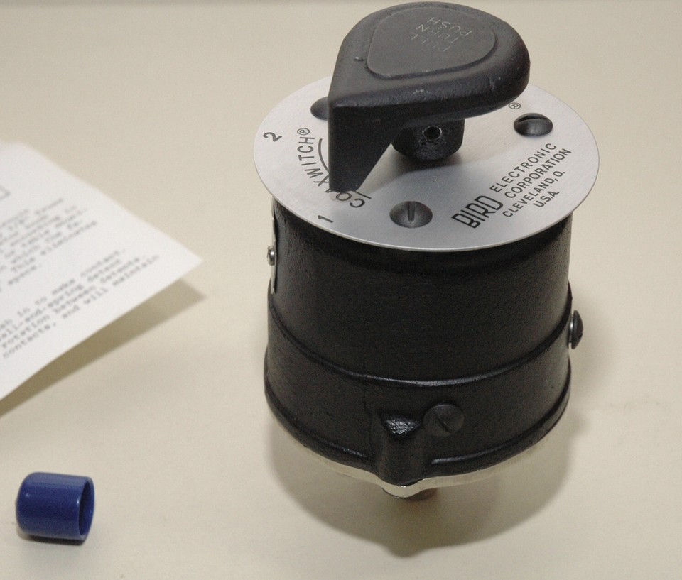 NEW/NOS/NIB -BIRD 7431 COAXIAL SWITCH- COAXWITCH 7431 - SWITCH-4 ...