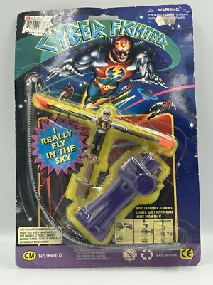 RARE VINTAGE CYBER FIGHTER FLYING SPACEMAN FIGURE CHAP MEI NEW SEALED ...