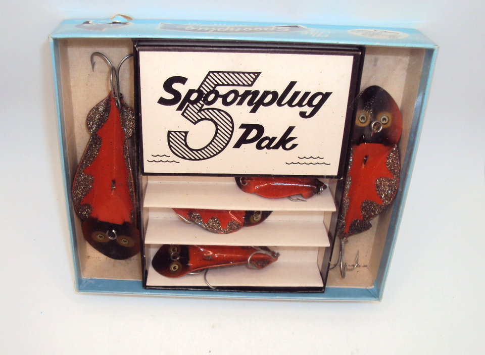 Vintage Buck Perry Spoon Plug Fishing Lure Empty Box 800 Series | eBay