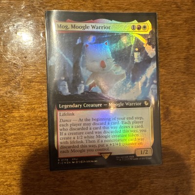 Mog Moogle Warrior - Extended Art FOIL Final Fantasy Magic Commander ...