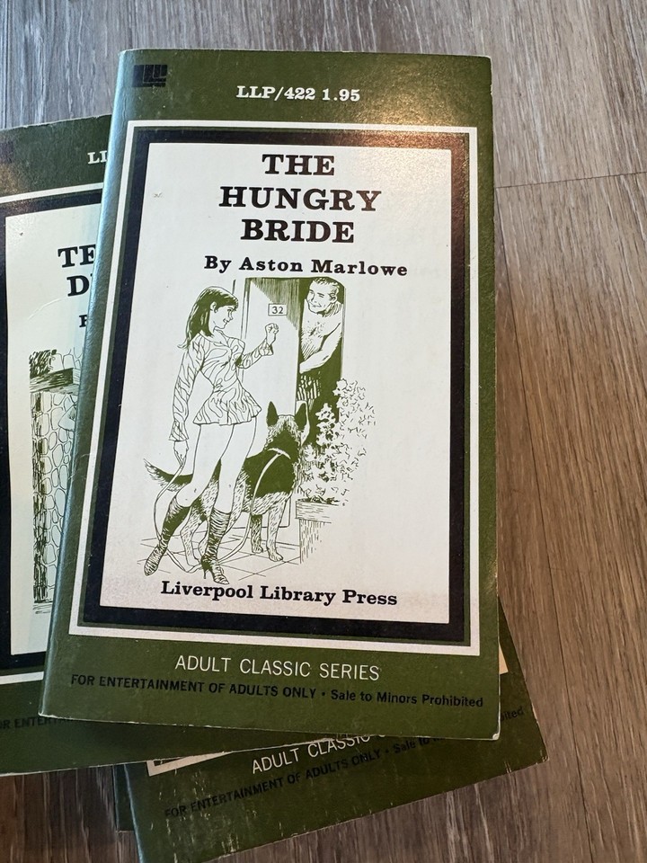 23 Book Lot Liverpool Library Press 60s & 70s Vintage Pulp Sleaze ...