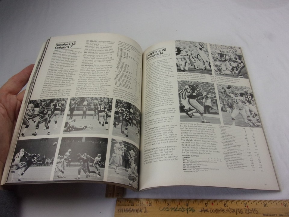 Ted Kwalick Don Maynard OJ Simpson Previews 1973 Prolog NFL Football ...