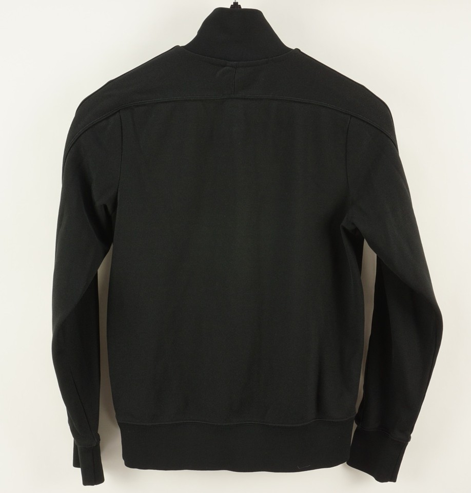 Nike Sportswear NSW Men's Small Black Woven Metal Zipper Full Zip Track ...