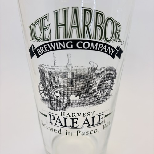 ICE HARBOR Brewing Company Harvest PALE ALE Pasco, WA Beer Pint Glass ...