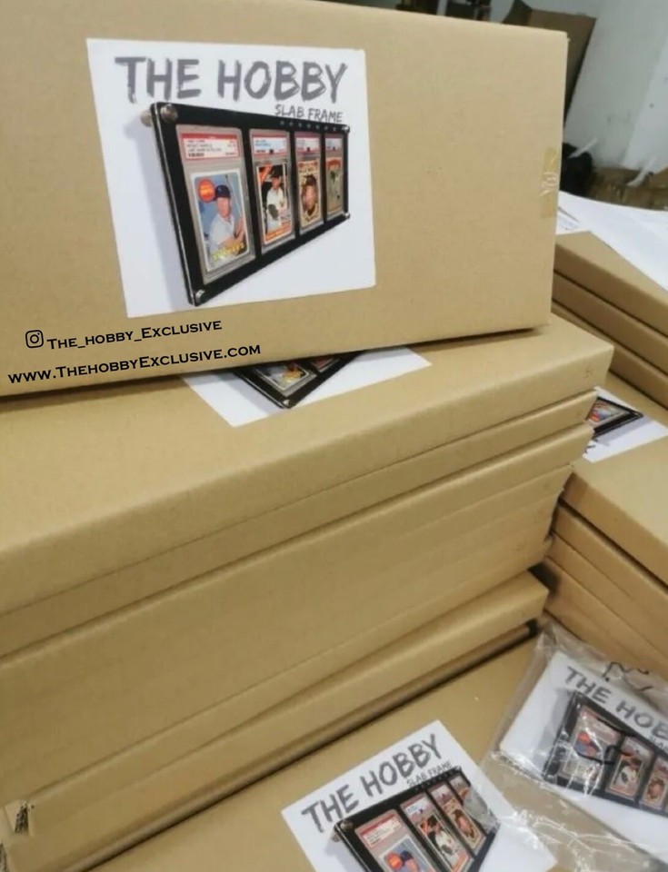 SGC Graded Card Slab Wall Frames In Black Holds Up To 5 SGC slabs | eBay