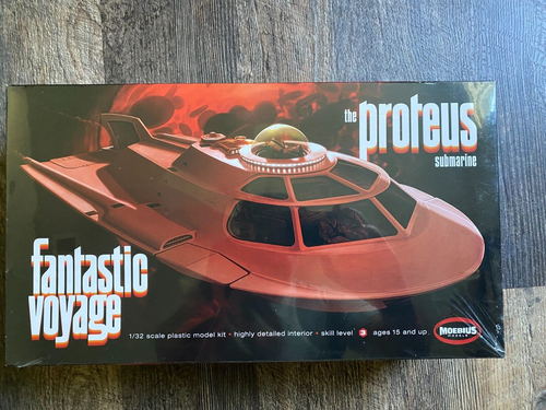 Moebius 963 Proteus Submarine from 'Fantastic Voyage' 1:32 Scale Model ...