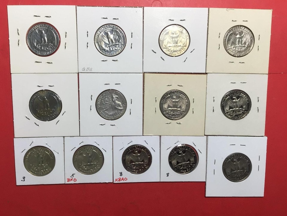 1969S-1981S US Proof State & Park Quarters Collection of 13 Assorted ...