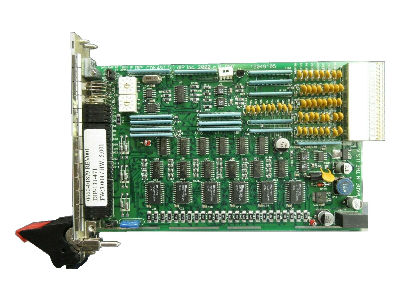 DIP 15049105 DeviceNet I/O PCB Card CDN491 AMAT 0660-01879 Working ...