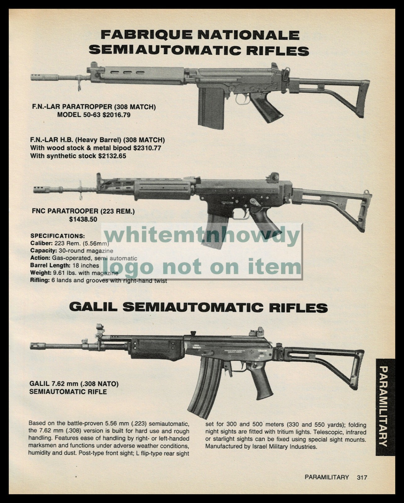 Galil Rifle