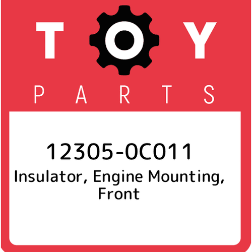 12305-0C011 Toyota Insulator, engine mounting, front 123050C011, New ...