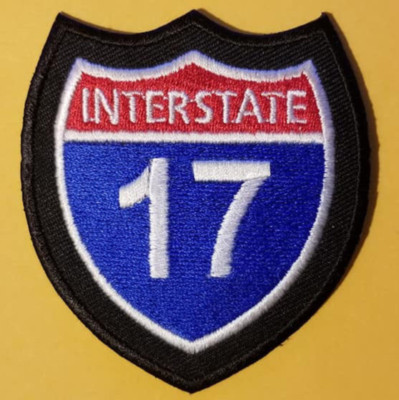 US Primary Interstate 17 Highway approx. 2.75x3" Embroidered Patch * | eBay