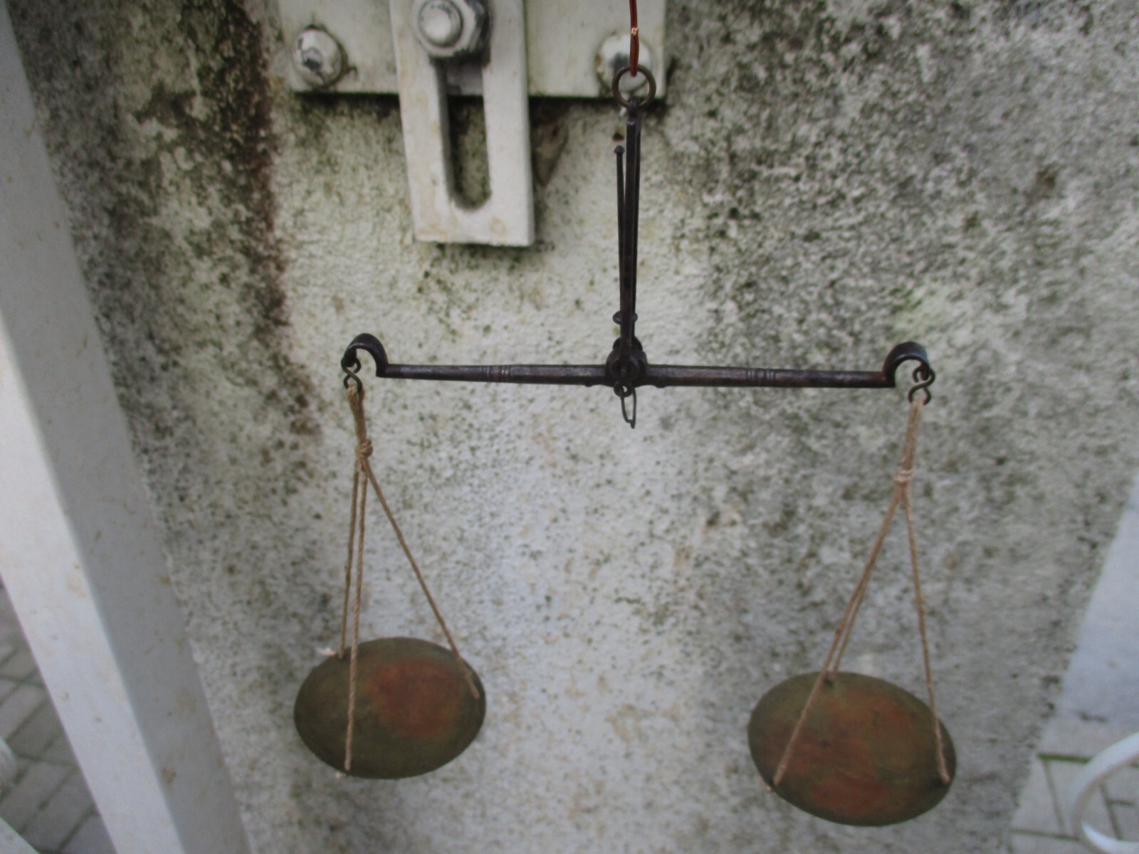 Antique Handmade Iron Ornated Old Portable Colonial Scale Diamond ...