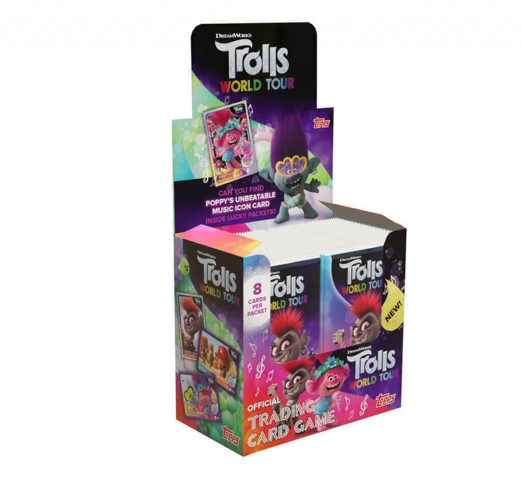 Topps Trolls 2020 World Tour Trading Cards Box of 36 x Sealed Packs ...