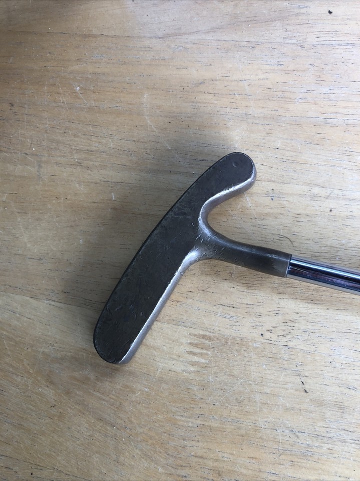 Acushnet John Reuter Bullseye Brass Putter LB-5 S Putter - 35" | eBay