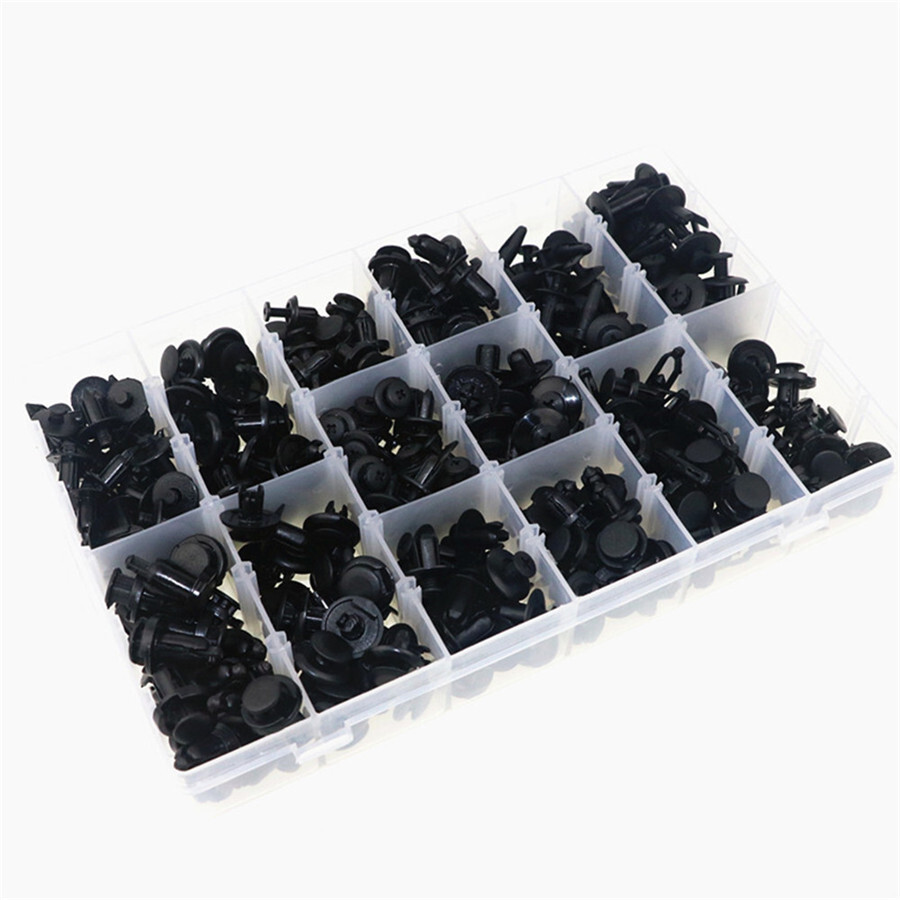 325pcs Fastener Mud Flaps Bumper Fender Push Clips Plastic Rivet Fender ...