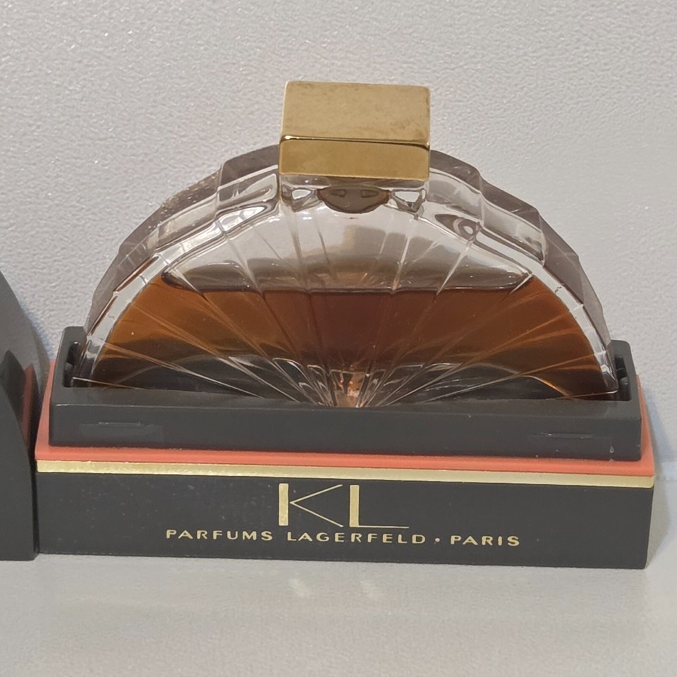 Vintage KARL LAGERFELD KL Parfum Paris Perfume 7.5 mL .25 oz Marked W ...