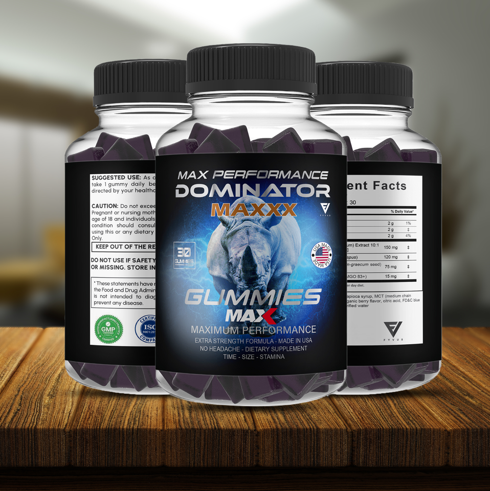 Dominator Maxx Gummies DominatorMaxx Performance Gummy (1 Month Supply ...