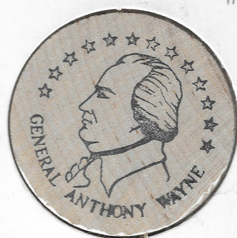 1985, Wayne County Coin Club, Wooster, Ohio, General Anthony Wayne ...