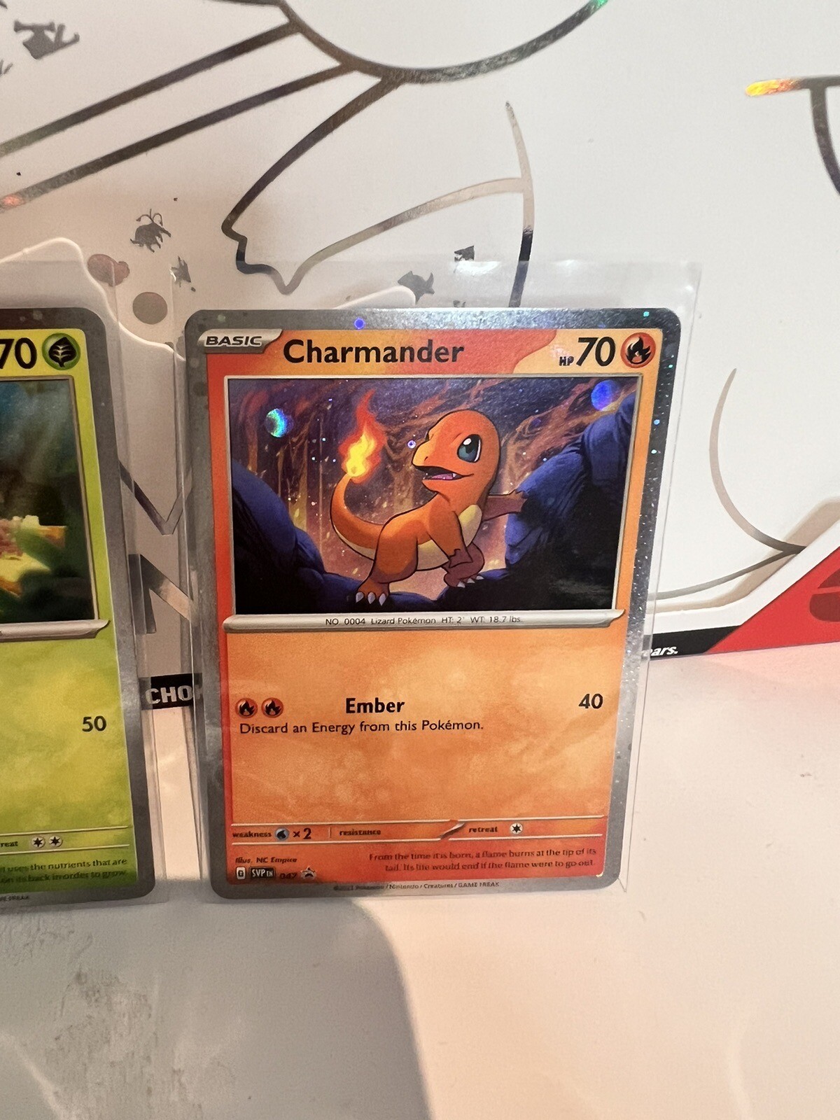 Pokemon 151 Cosmic Promo Starter Trio Set SVP 046 047 048 Charmander ...