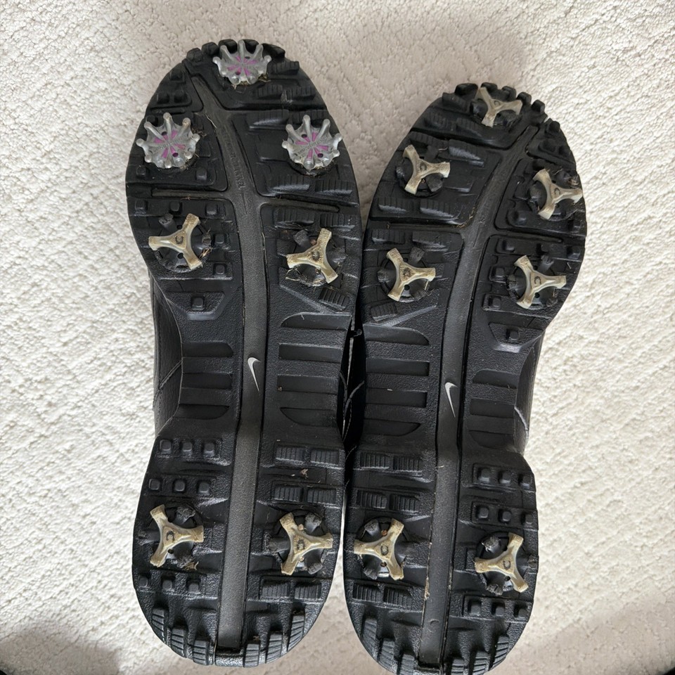 Nike Heritage Golf Cleats Black Size 11 Men’s Shoes Spikes 336040-001 ...