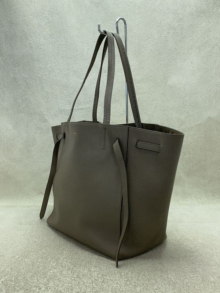 CELINE Tote Bag Gaba Phantom Small Leather Brown Solid Used | eBay