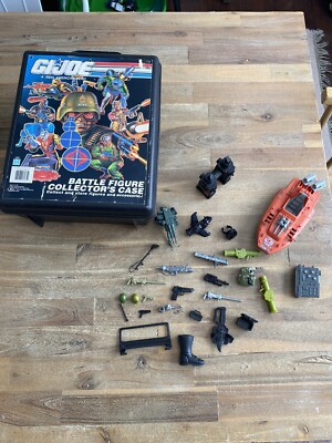 Vtg 1991 GI Joe Lot Battle Figure Collector's Case Storage Carry ...