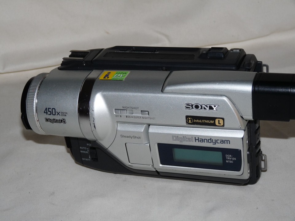 Sony DCR-TRV120 Digital8 HI8 8mm Video8 Camcorder VCR Player Video Transfer | eBay